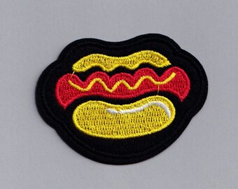 Hot Dog Patch Custom Made - Etsy