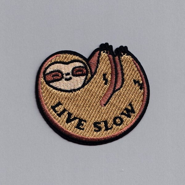 Sloth Iron on Patch - Etsy