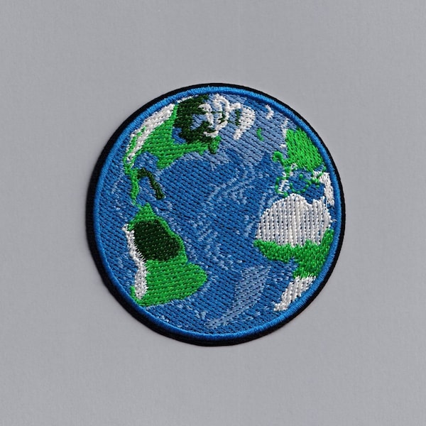 Earth Iron on Patch - Etsy