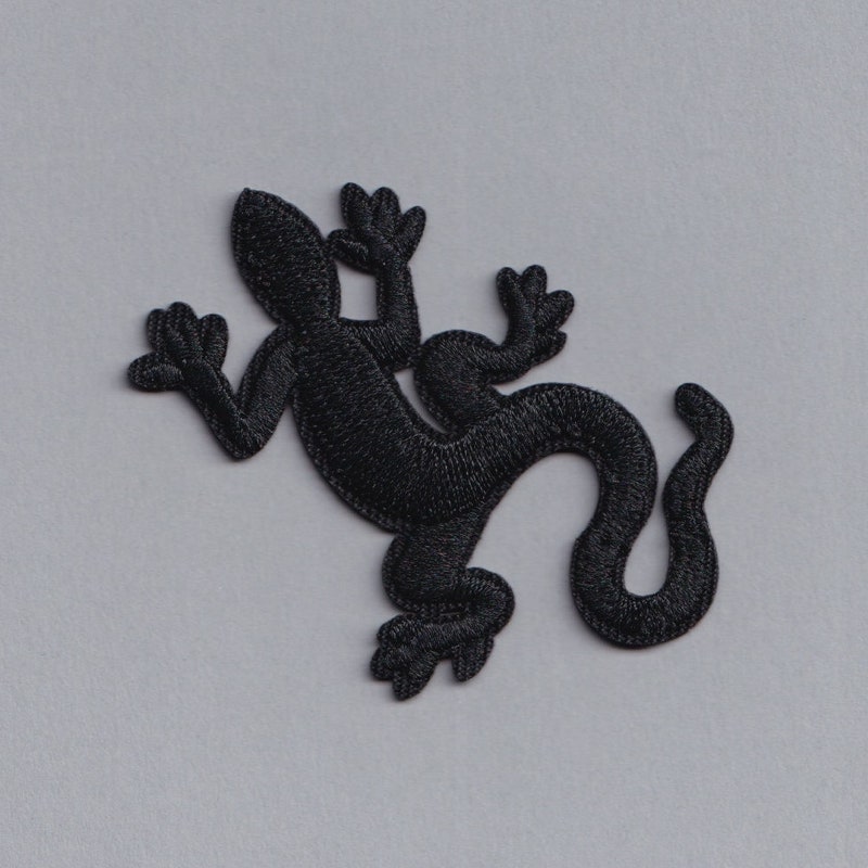 Gecko Applique - Etsy
