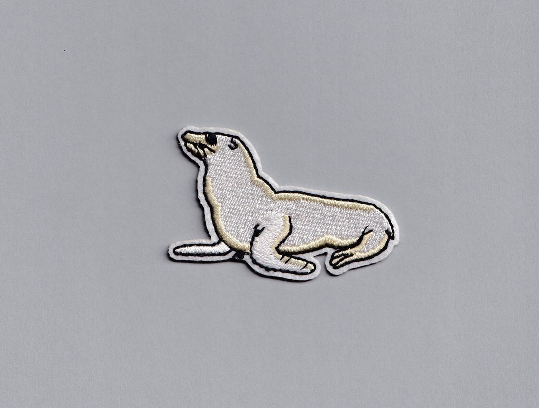 Embroidered Iron on Sea Lion Patch Applique Kids Animal Patch - Etsy