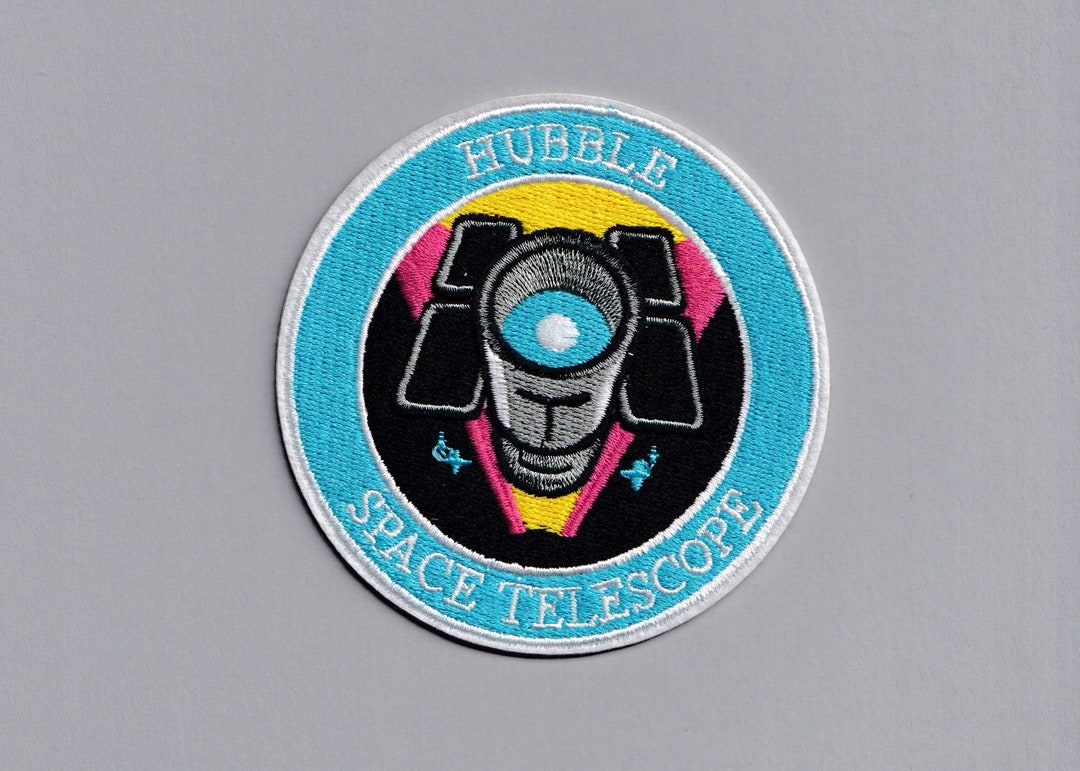 Embroidered Hubble Space Telescope Patch Iron-on Satellite NASA - Etsy