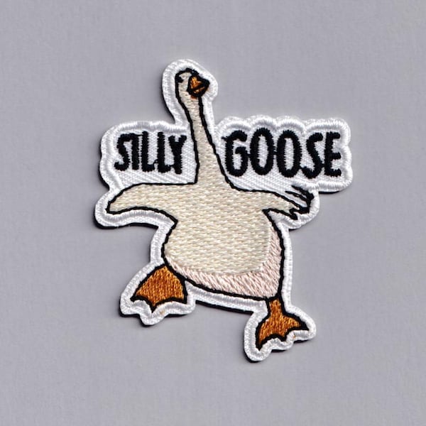 Iron Patch Silly Goose - Etsy UK