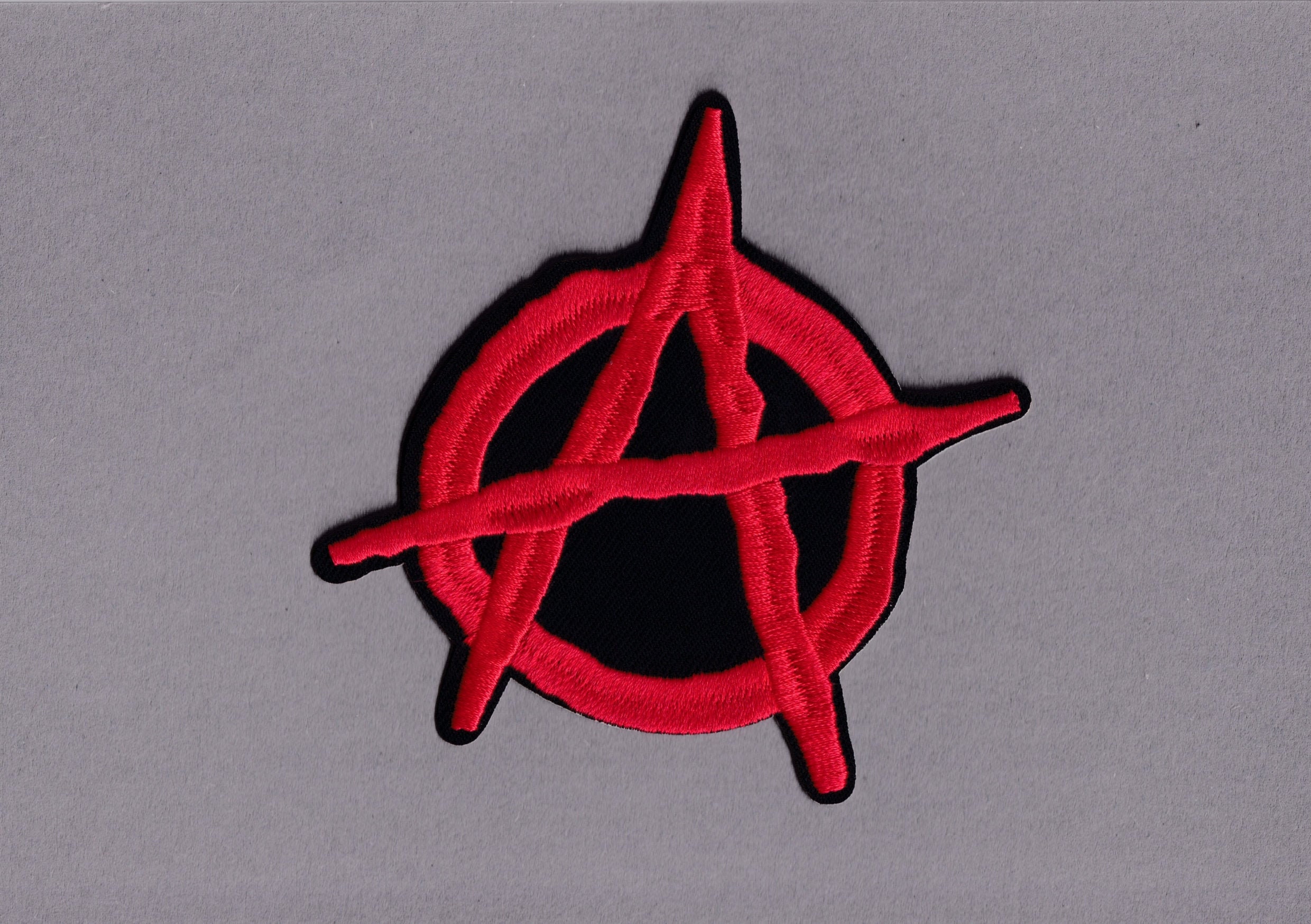 Anarchy Symbol Anarchist Iron On Patch Protest Circle A | Etsy