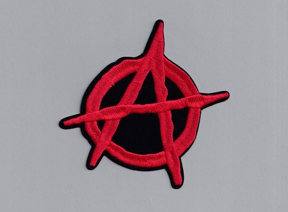 Símbolo de anarquía Anarquista Iron On Patch Círculo de | Etsy España