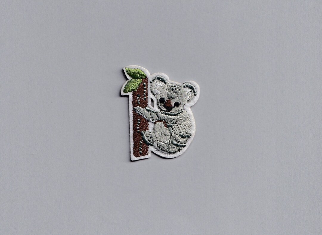 Embroidered Iron-on Koala Bear Patch Applique - Etsy