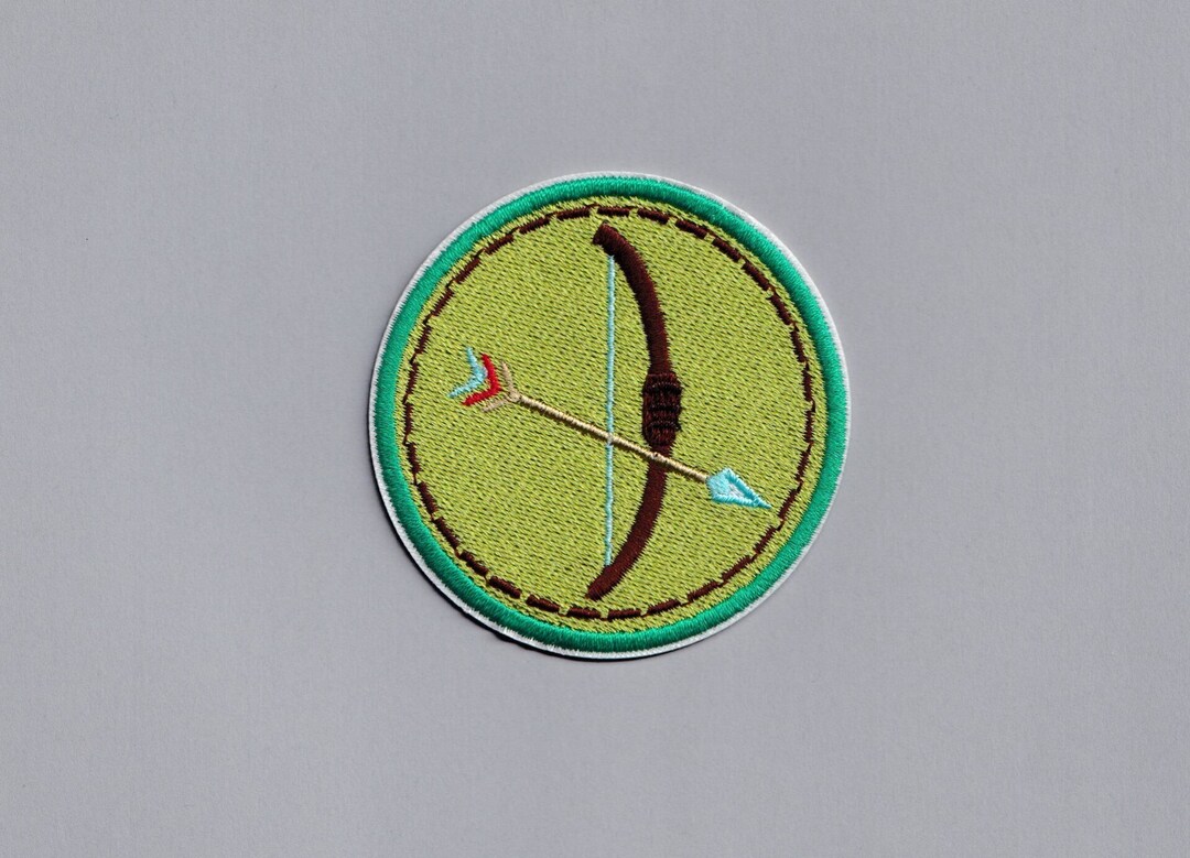 Embroidered Iron-on Archery Patch Applique Bow and Arrow Patches - Etsy
