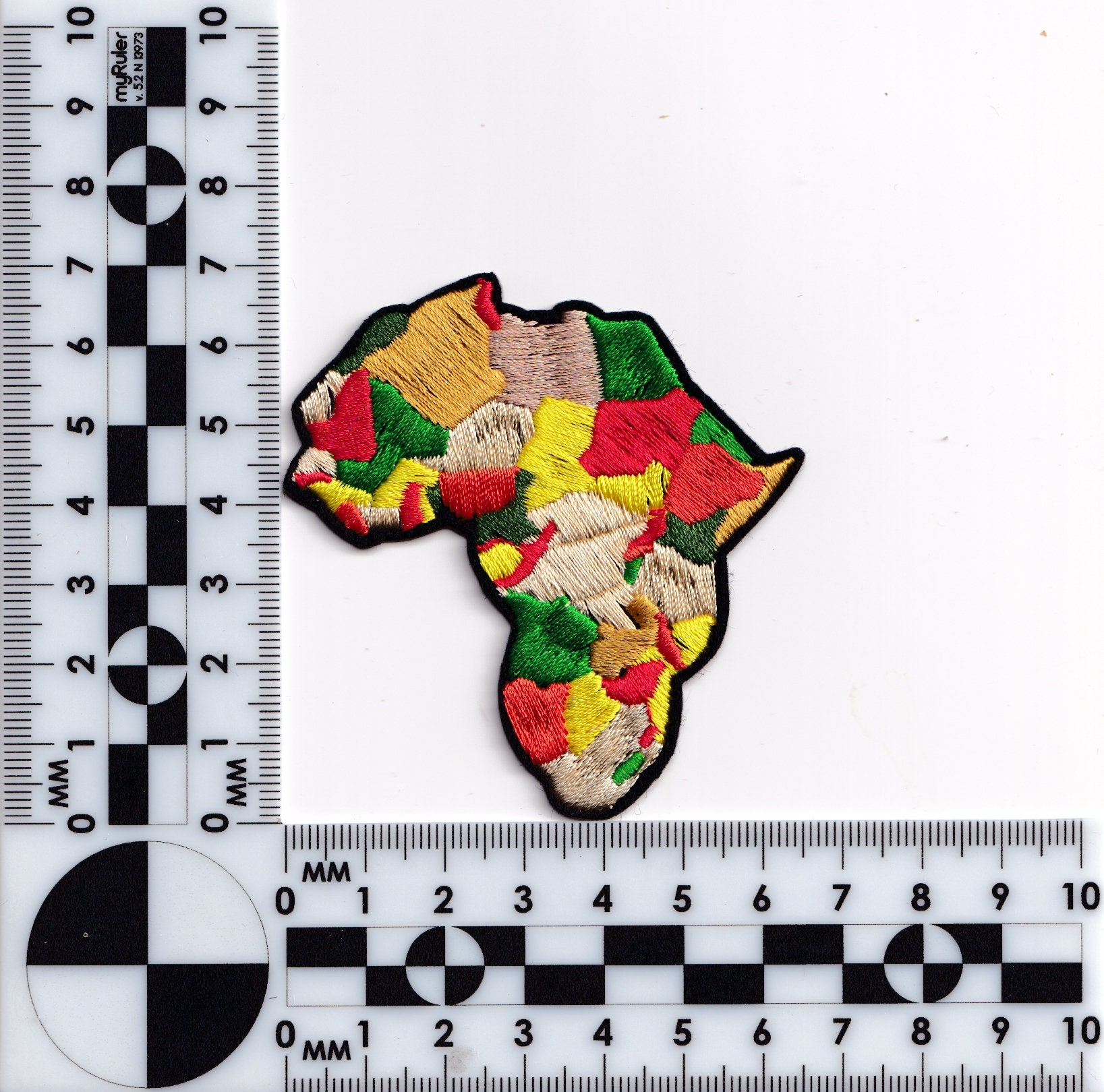 Beautiful Embroidered Africa Map Patch Iron-on African - Etsy