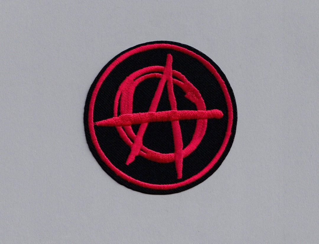 Circle-a Anarchy Symbol Patch Iron on Embroidered Anarchist Patch ...