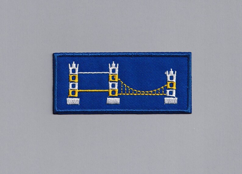 Embroidered Tower Bridge Patch Applique London UK Travel Patch - Etsy