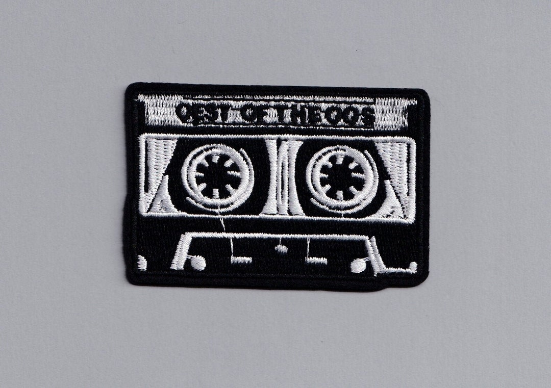 Iron on Cassette Tape Patch Embroidered Retro Music Patch Applique - Etsy