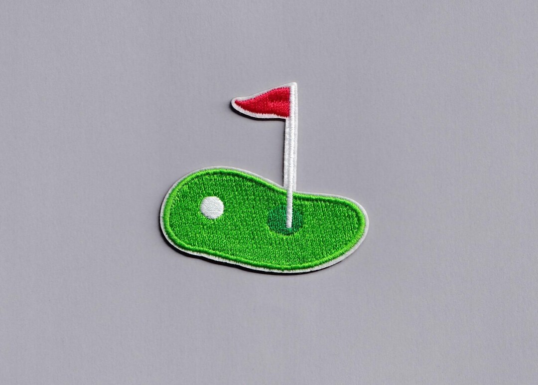 Golf Putting Patch Embroidered Iron-on Golf Patches Applique - Etsy