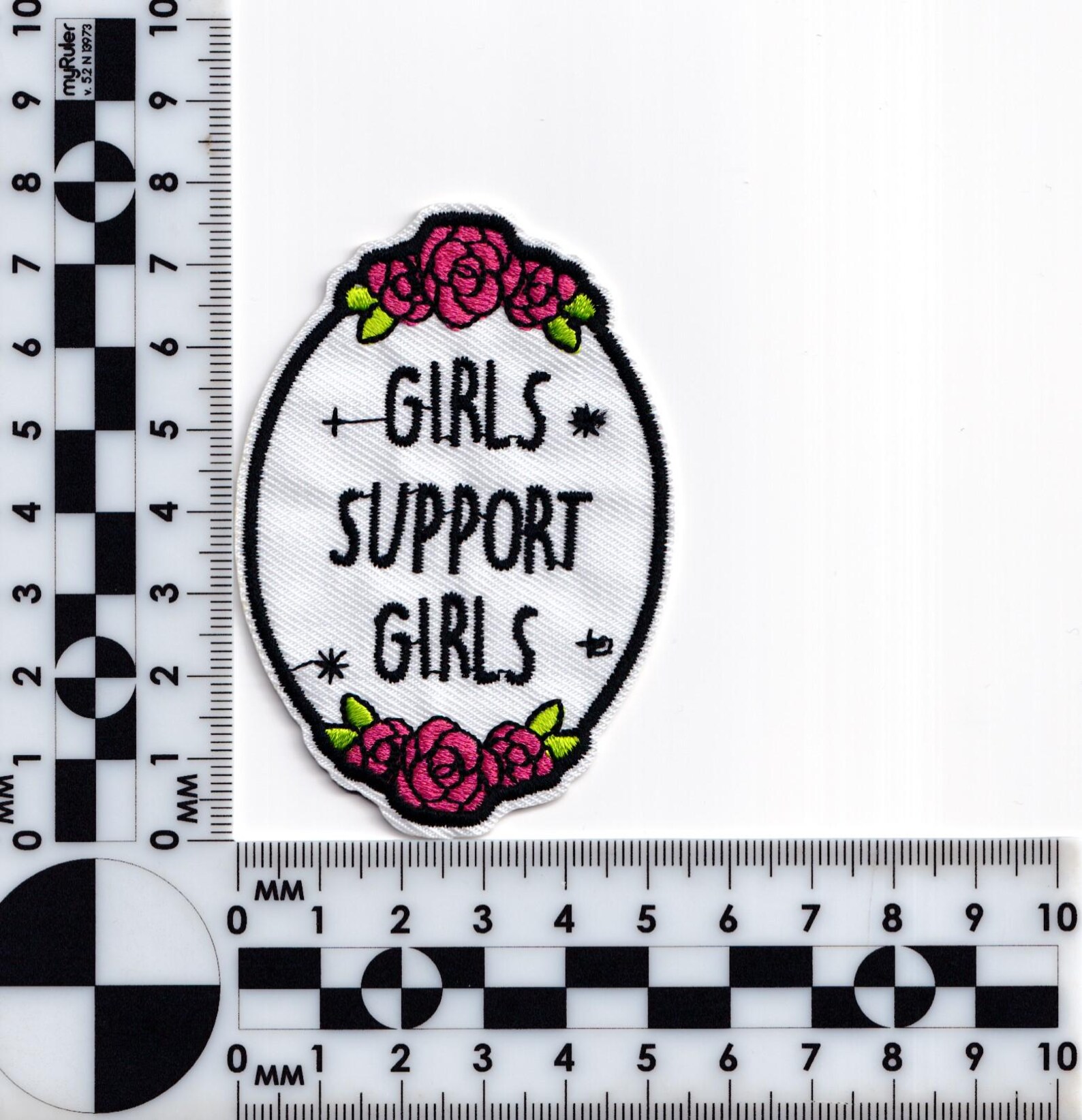 Girls Support Girls Patch Iron-on Embroidered Feminist Applique Patches ...