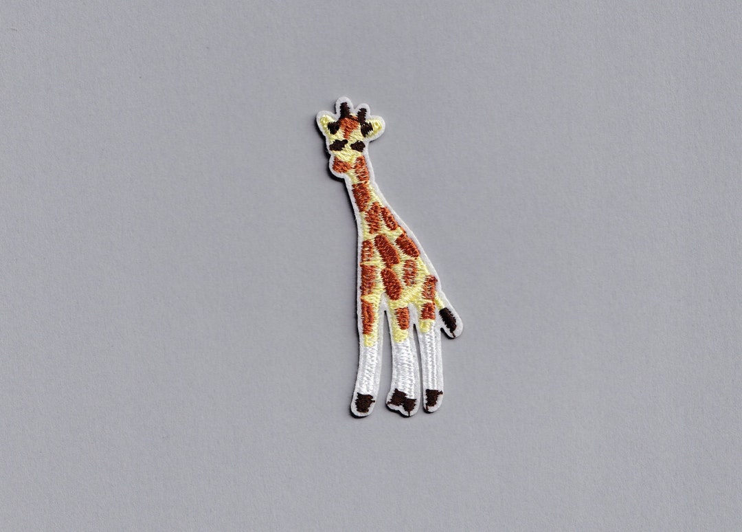 Embroidered Cute Giraffe Patch Iron-on Applique Patch Kids Safari Animal Patch - Etsy