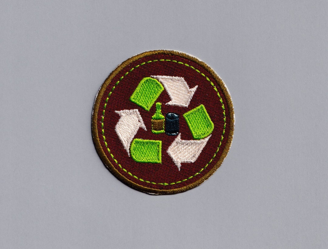 Recycling Symbol Patch Iron on Reduce Reuse Recycle Patch Applique ...