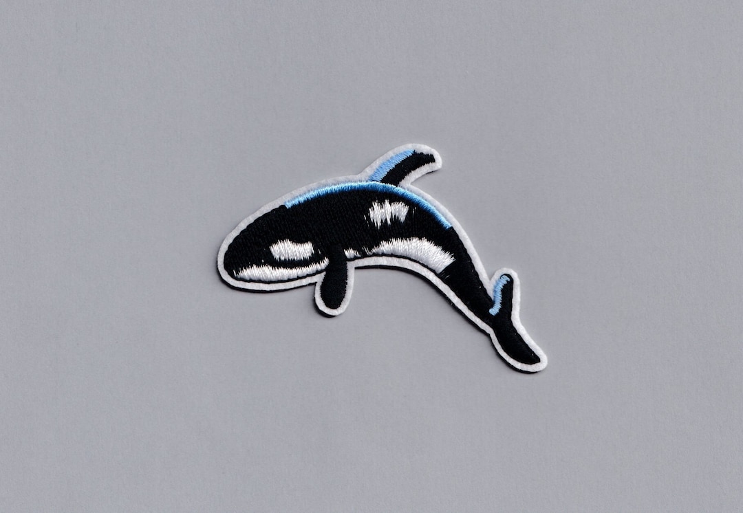 Embroidered Killer Whale Orca Patch Iron-on - Etsy