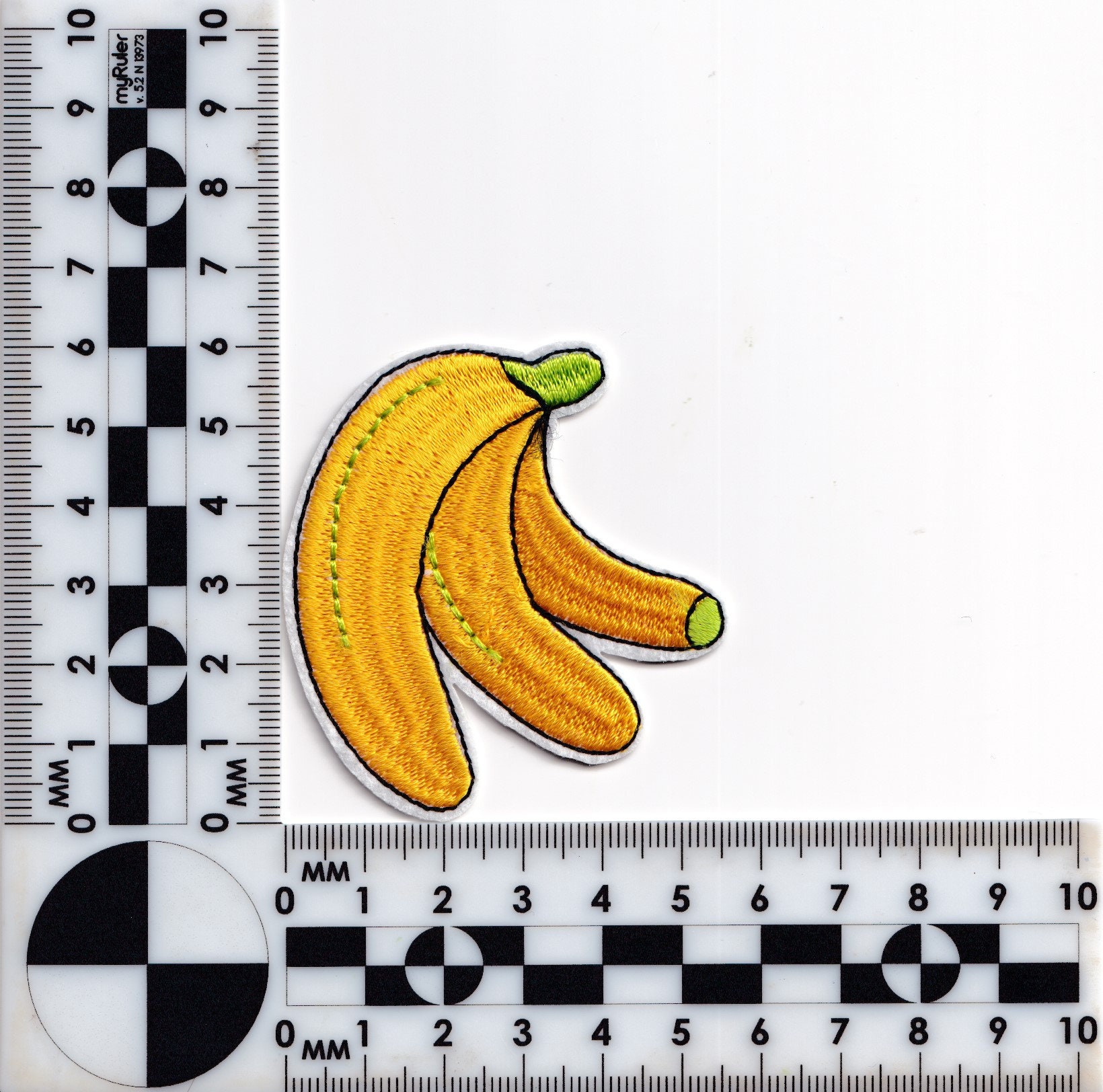 Embroidered Iron-on Banana Patch Fruit Applique Kids