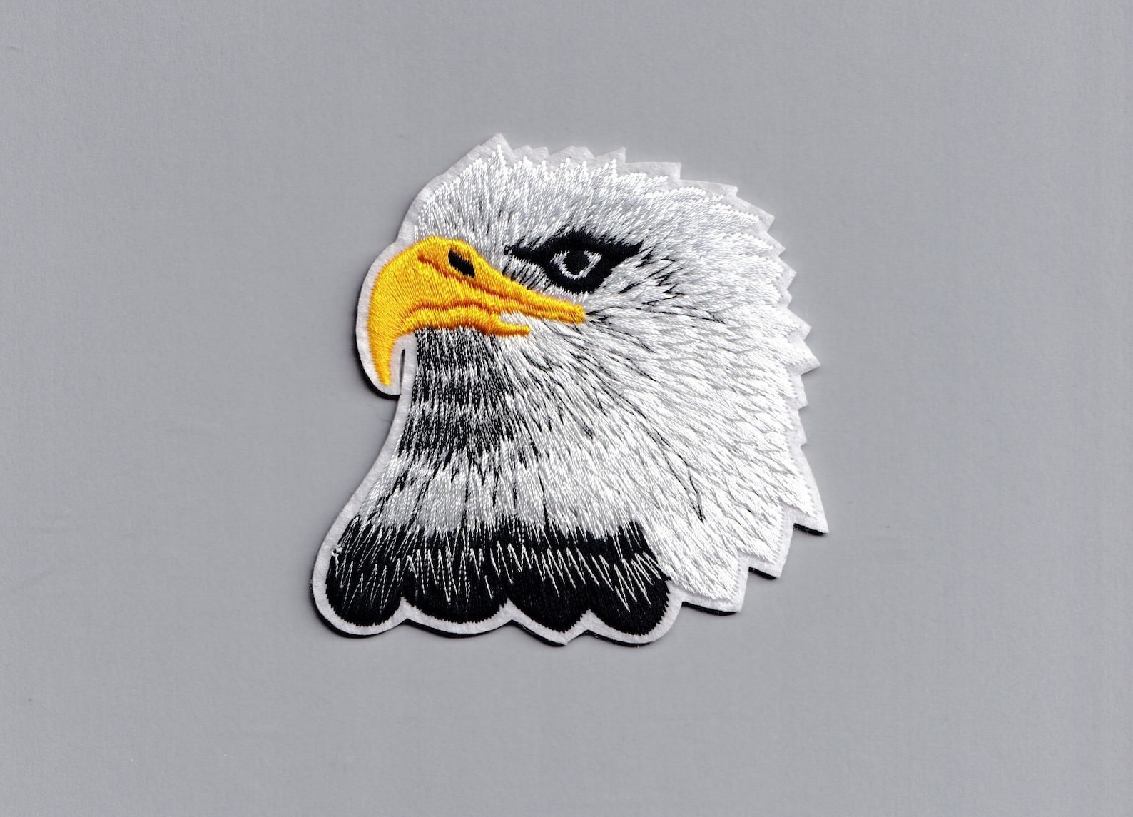 Large Embroidered Eagle Head Patch Iron-on Applique Patch - Etsy