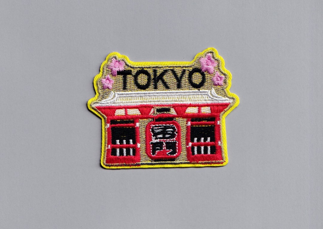 Tokyo Japan Embroidered Iron-on Patch Applique Travel Backpacking ...
