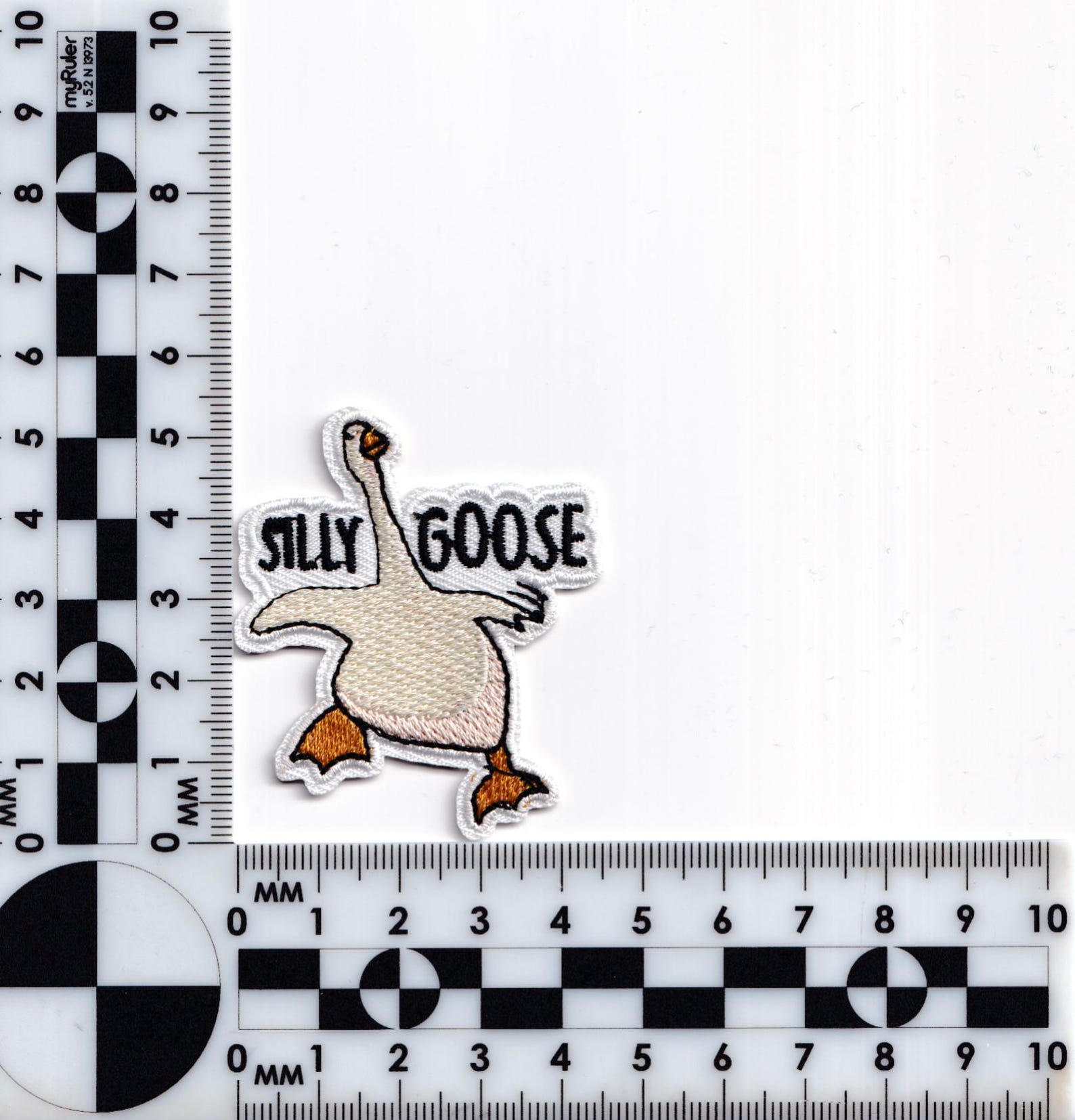 Silly Goose Patch Iron-on Embroidered Funny Geese Patches - Etsy