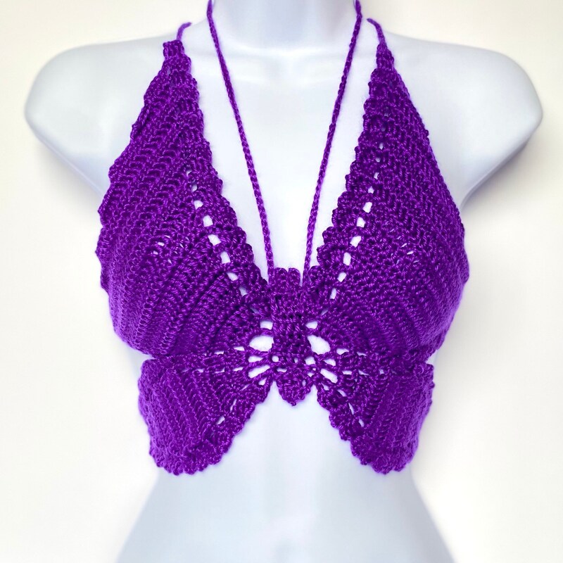 Crochet Butterfly Top - Etsy