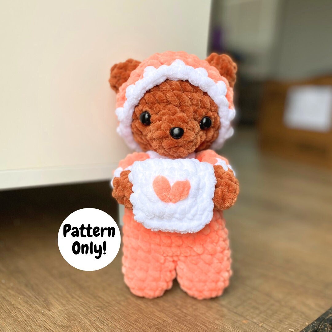 Crochet Baby Bear Pattern: Amigurumi Sleepy Time Plush (PDF Pattern) - Etsy