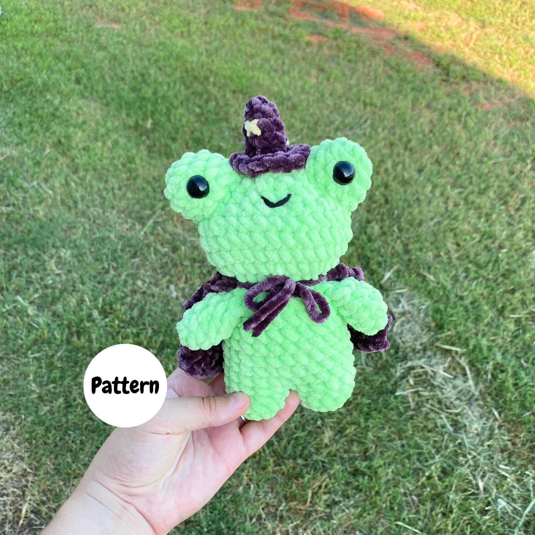 Wizard Frog Crochet Pattern: Beginner Friendly Amigurumi (digital ...
