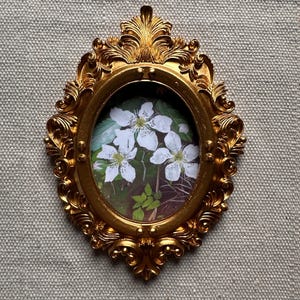 Vintage Inspired Gold Framed Fridge Magnets, Kitchen Decor - Etsy