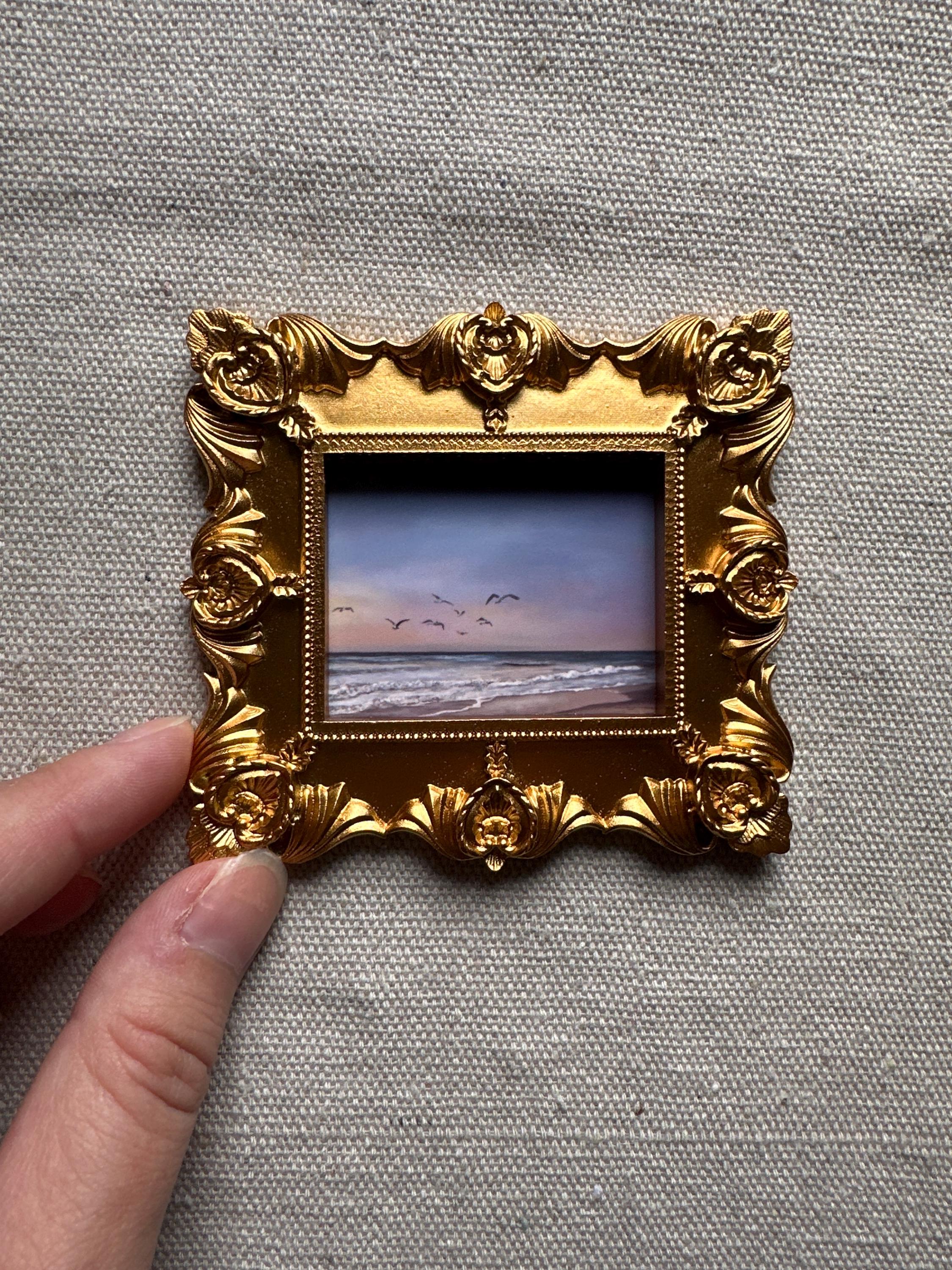 Vintage Inspired Gold Framed Fridge Magnets, Kitchen Decor - Etsy