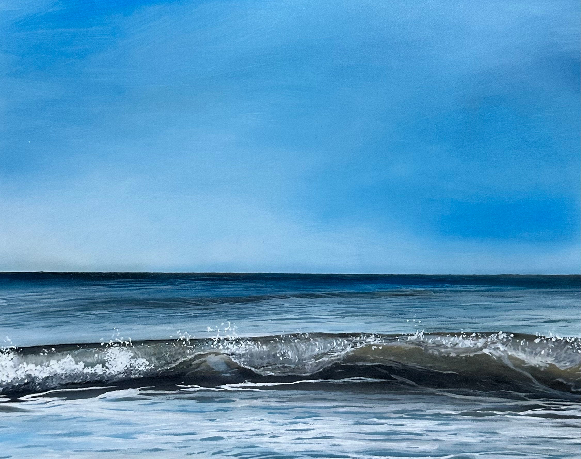 Art Print / Oil Painting / Ocean Waves / Crashing Waves / Hilton Head ...