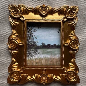 Vintage Inspired Gold Framed Fridge Magnets, Kitchen Decor - Etsy