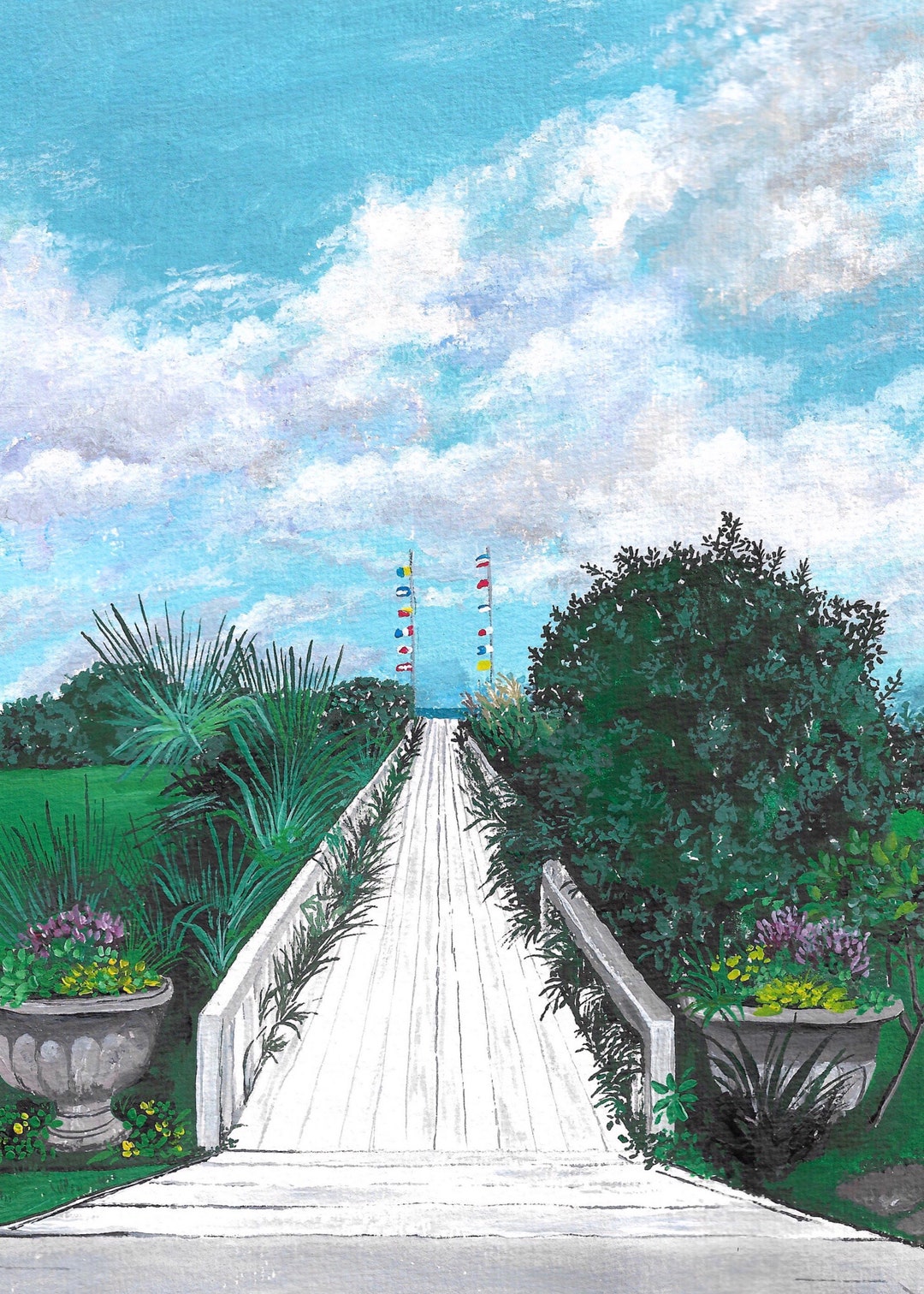 Blockade Runner / 5x7 Art Print / 8x10 Matted Art Print / Wrightsville ...