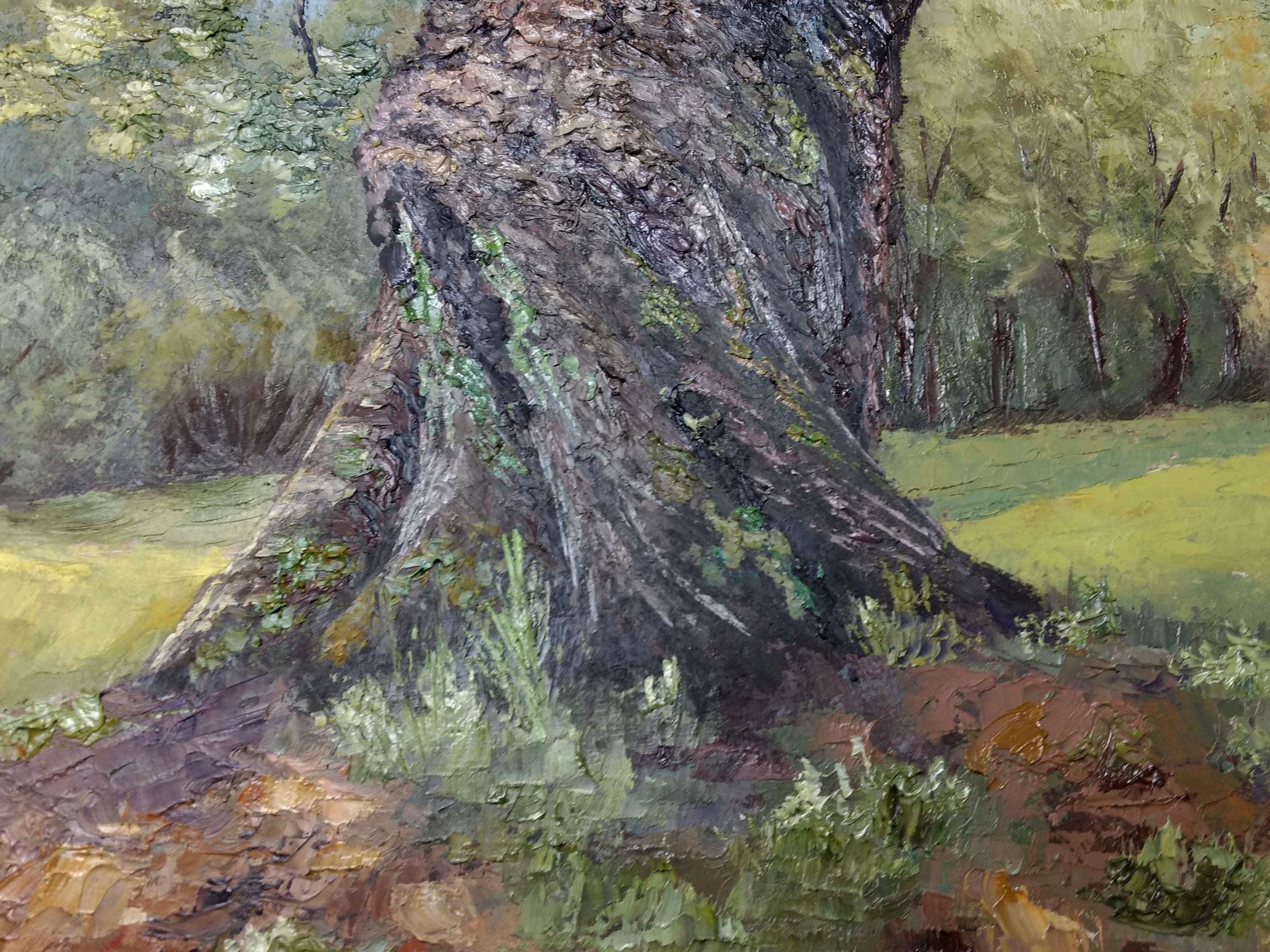 Oak Tree Painting Original Custom Oil Painting From Photo Landscape ...