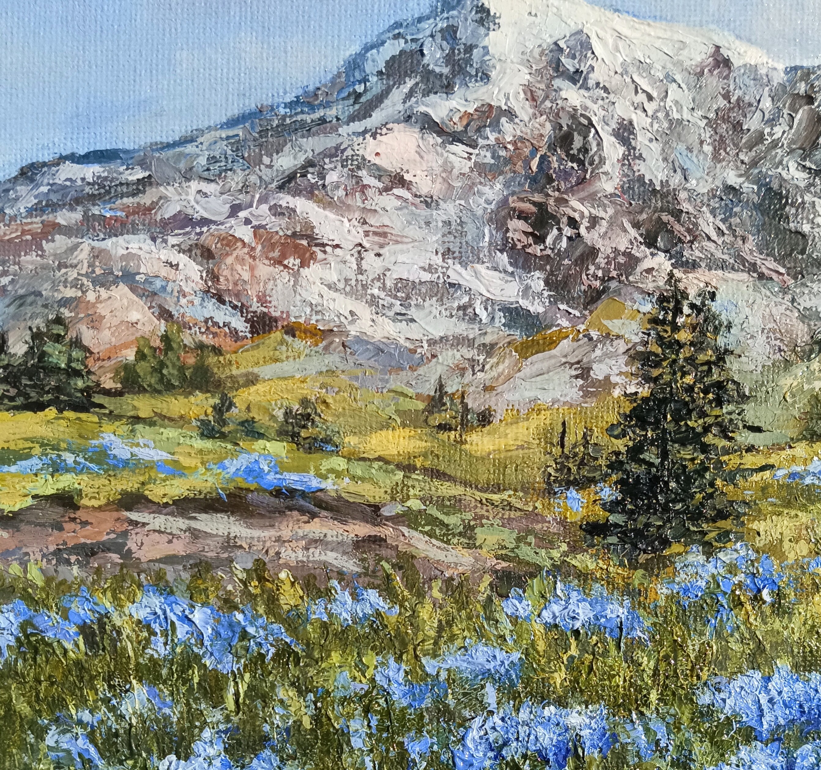 Blue Ridge Mountains Landscape Oil Painting Original National Park Wall ...