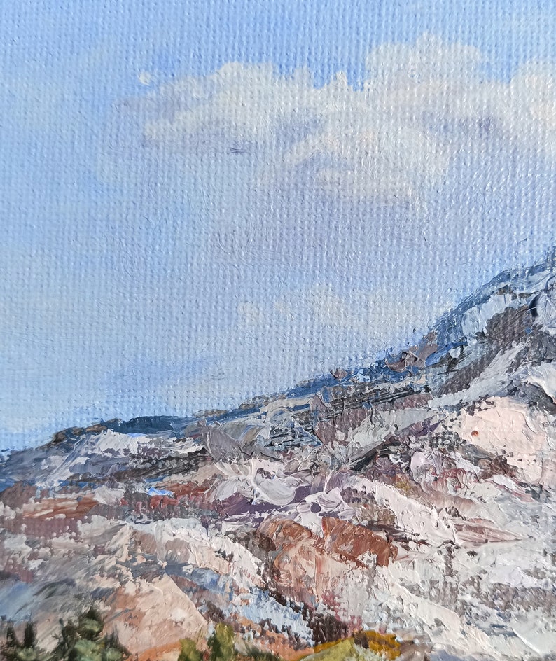 Blue Ridge Mountains Landscape Oil Painting Original National Park Wall ...