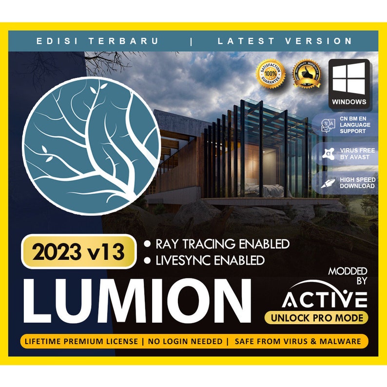 Lumion V13 New 2023 ray Tracing Pro for Windows Video - Etsy