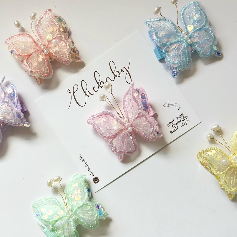 Butterfly Hair Clip - Etsy
