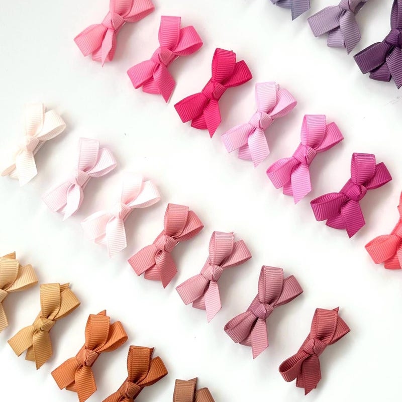 Ribbon Mini Hair Clip - Etsy