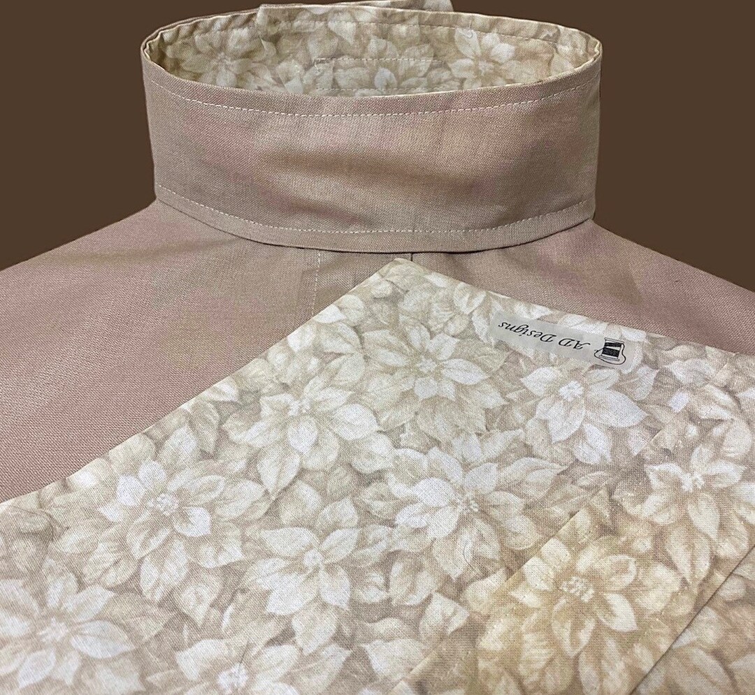 Reversible Dickie Tan Floral Pattern - Etsy