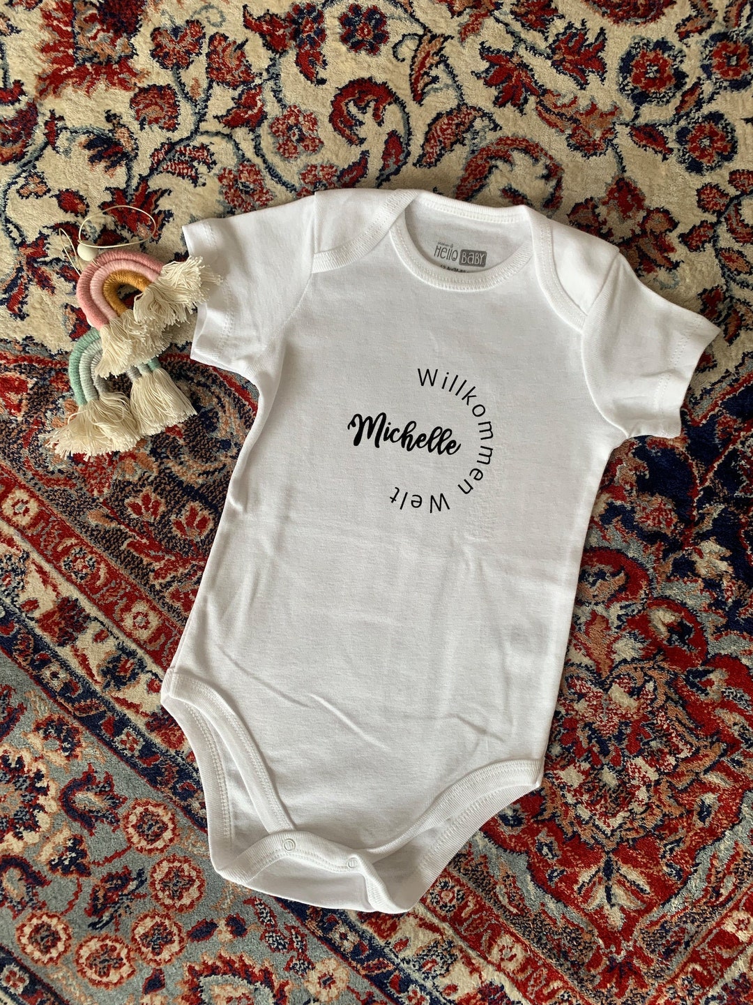 Baby Body Personalized Welcome World Name - Etsy