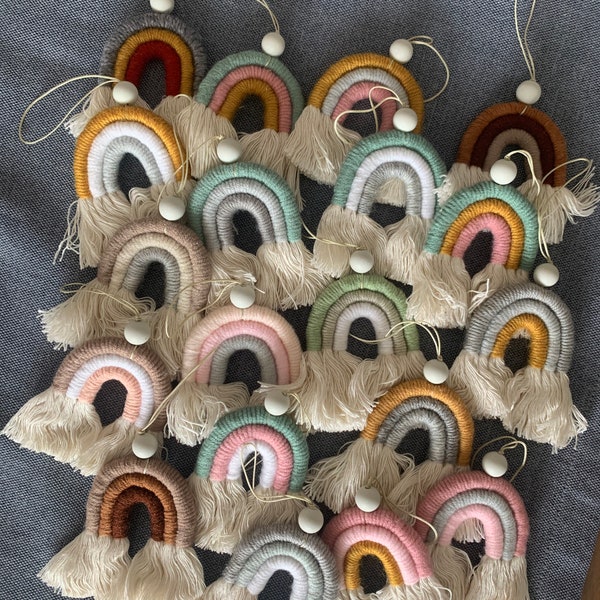 Rainbow Macrame - Etsy