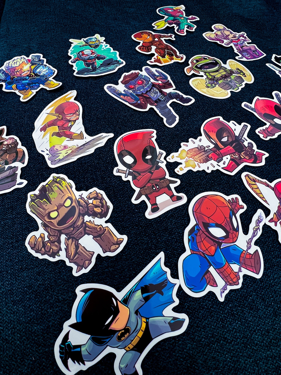 Sticker Marvel Vinyl Sticker Waterproof Action Figure - Etsy