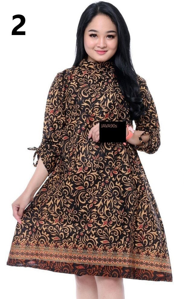 BATIK DRESS Handmade/ Formal Batik Dress/ Printed Dress/ Short - Etsy