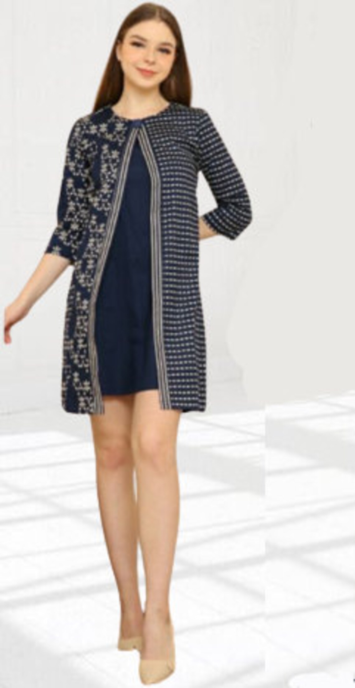 BATIK DRESS INDONESIA/ Formal Batik Dress/ Short Dress / - Etsy