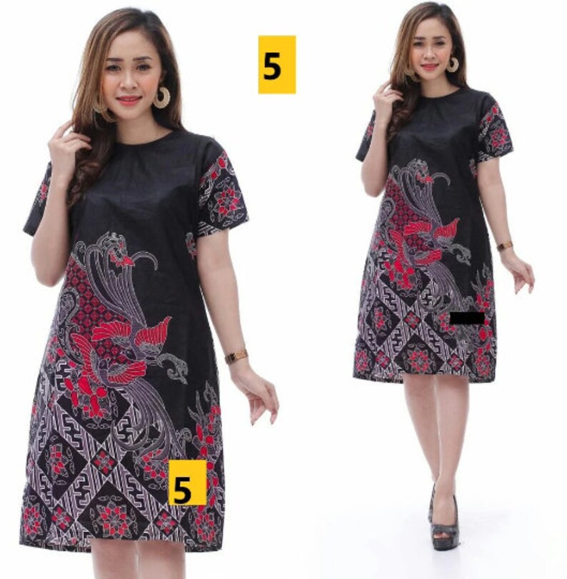BATIK DRESS Handmade/ Formal Batik Dress/ Printed Dress/ Short - Etsy
