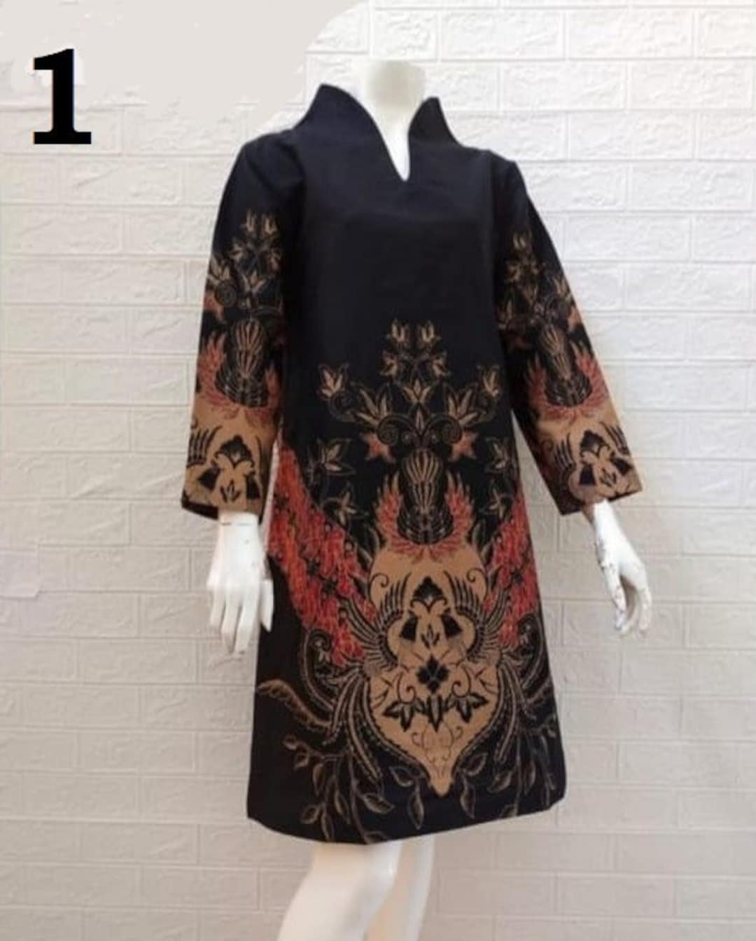 BATIK DRESS Handmade/ Formal Batik Dress/ Printed Dress/ Short - Etsy