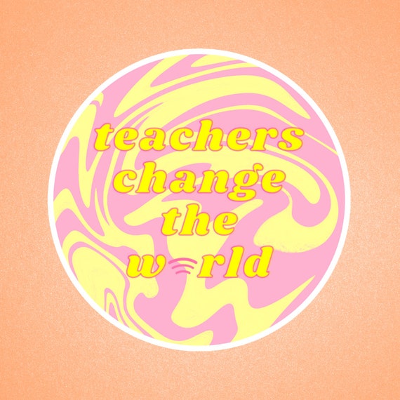 Stickers Teacher Appreciation Sticker Teacher Classroom Globe Teachers ...