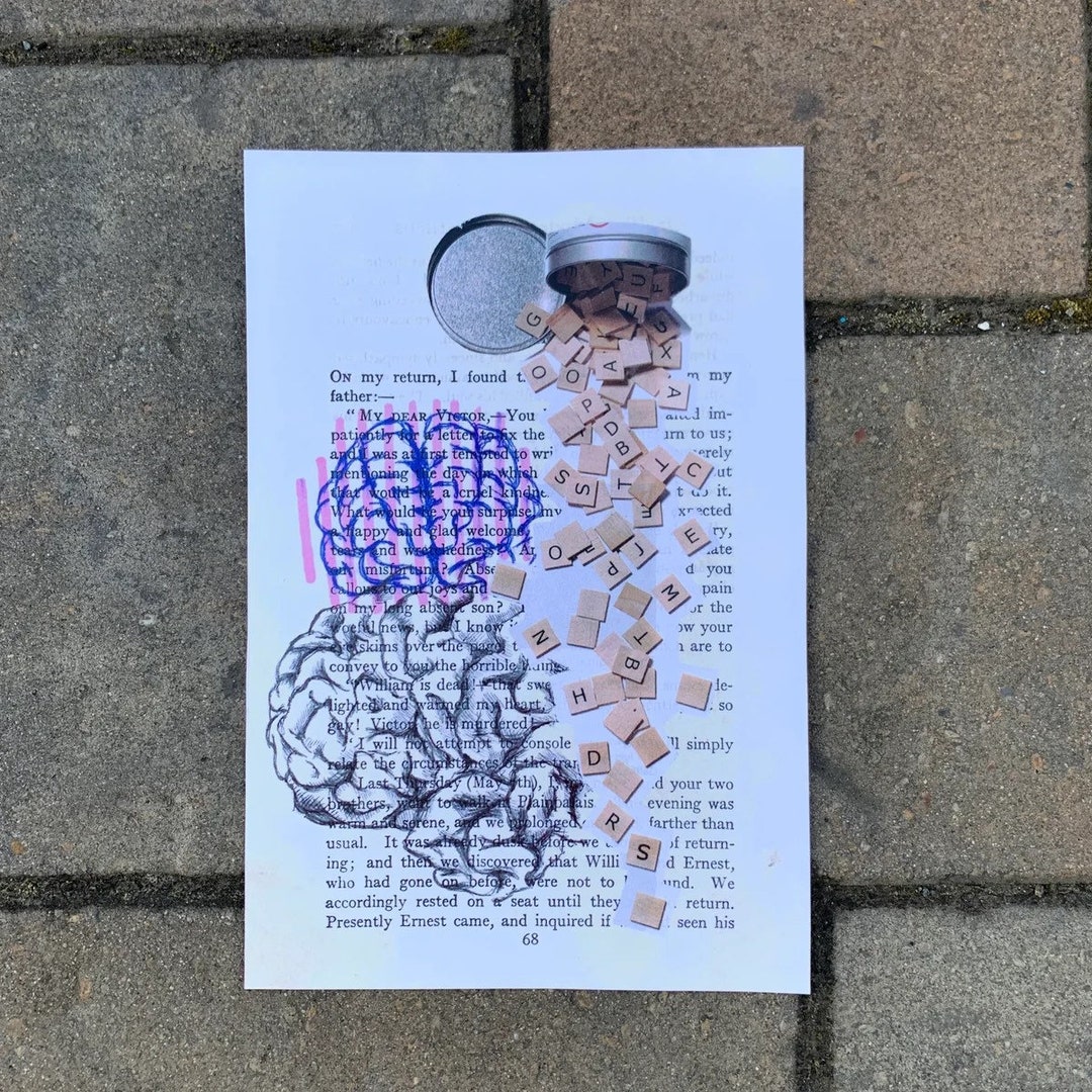 Scatter-brained Art Print - Mental Illness/health Awareness - Etsy