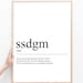 SSDGM Dictionary Definition Print for Murderino True Crime Fan, My ...
