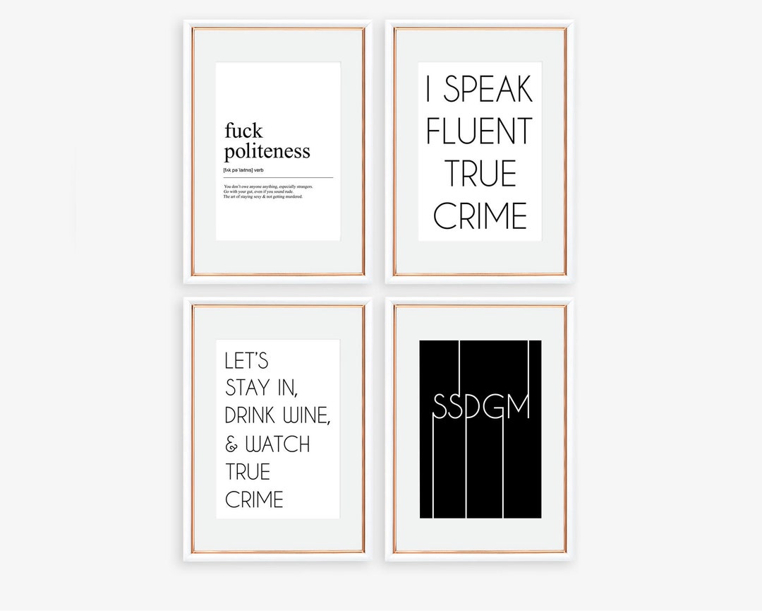 My Favorite Murder Wall Decor for Murderino True Crime Fans, Dictionary ...